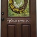 Please Come in Door Decal | Front Door Sticker - Etsy