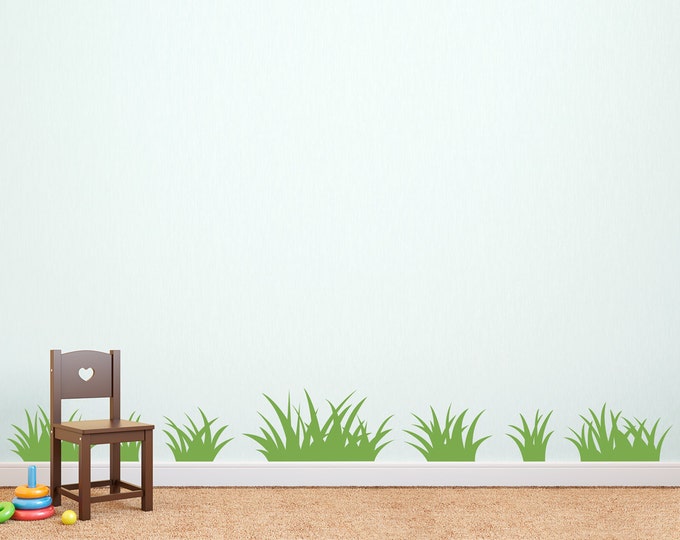 Grass Wall Decal - Etsy