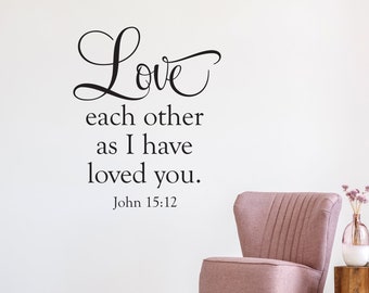 John 15:12 Love Each Other as I Have Loved You, Forget Me Not Flower ...