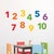 Number Set Numbers 1-10 Wall Decals Children Wall Art Classroom Decor ...