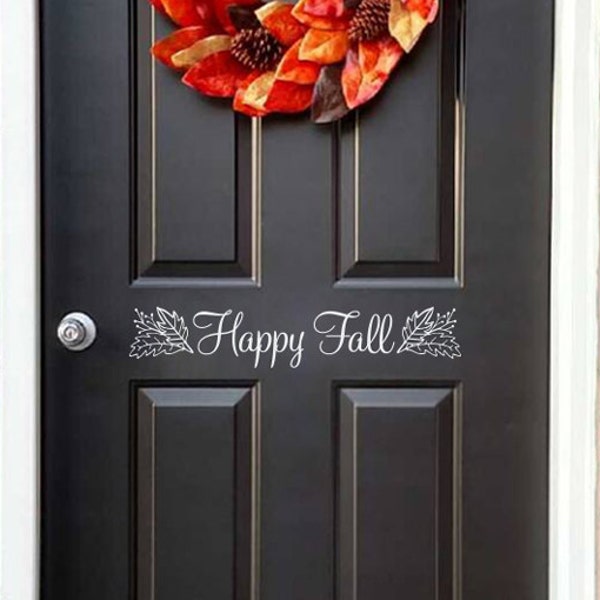 Happy Fall Decal - Etsy