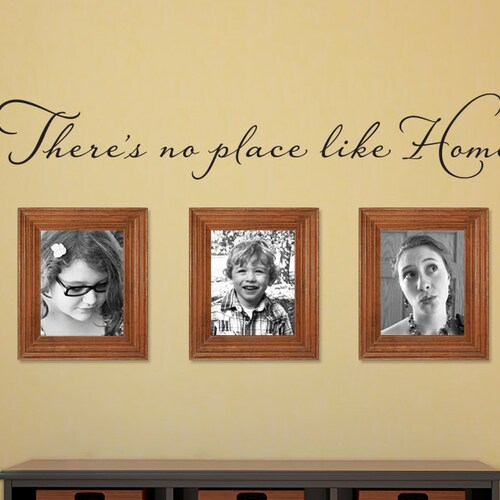 There's No Place Like Home Wall Decal Quote Wall Sticker - Etsy
