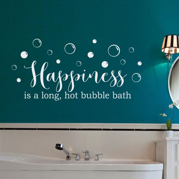 Bathroom Wall Decal - Etsy