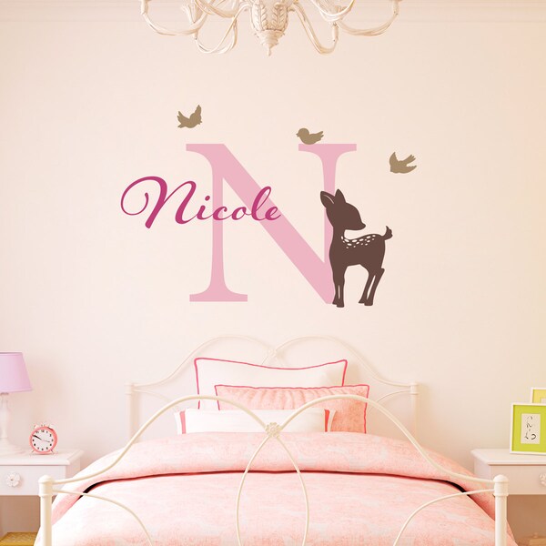 Fawn Wall Decal - Etsy