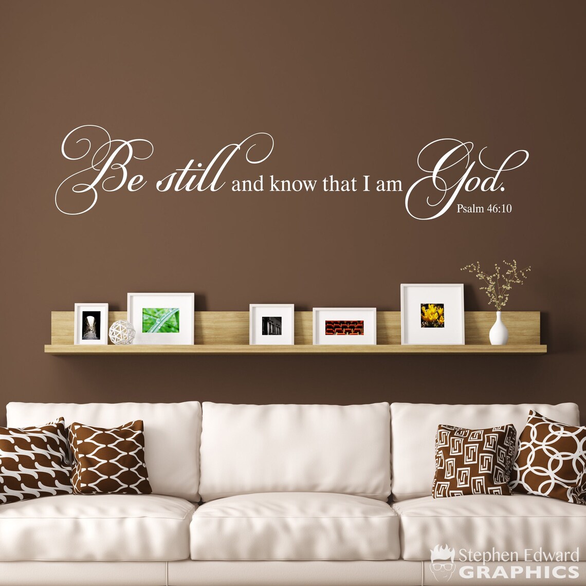 Be Still and Know That I Am God Decal Bible Verse Scripture - Etsy