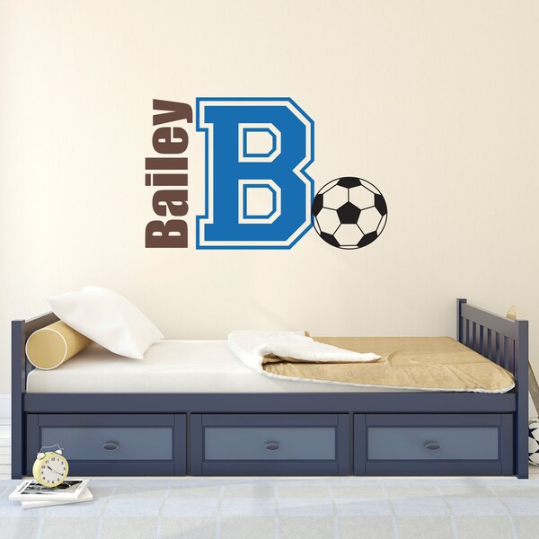 Large Soccer Wall Decal - Etsy