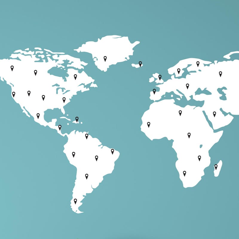 Map Pin Stickers - Etsy