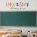 Imagination Blooms Here Decal Classroom Decor Children Bedroom or ...