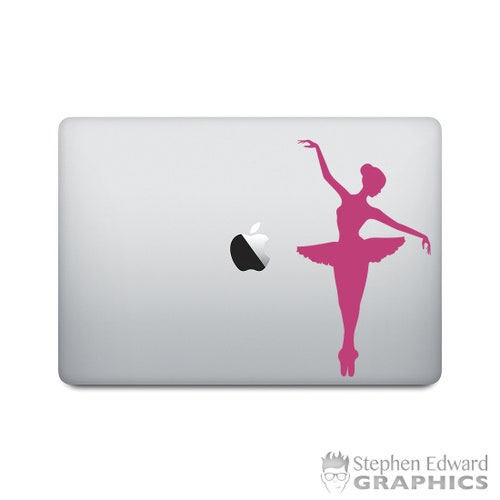 Dancing Ballerina Laptop Vinyl Decal Macbook Sticker Window - Etsy