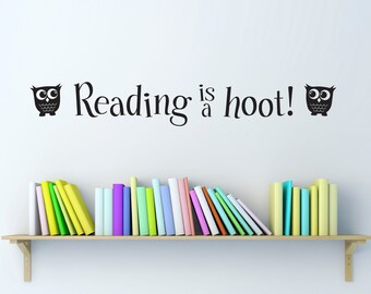 Reading is a Hoot | Etsy