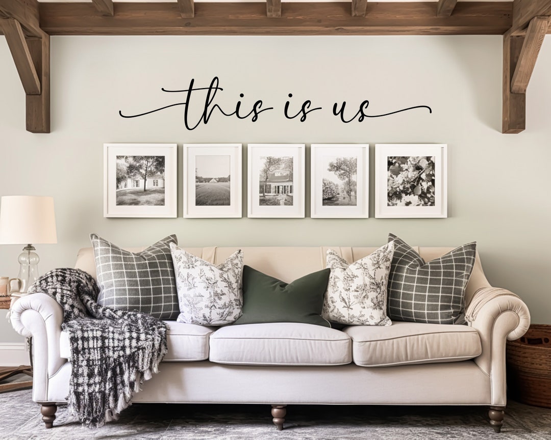 This is Us Decal | Gallery Wall Decor | Family Vinyl Wall Art - Etsy