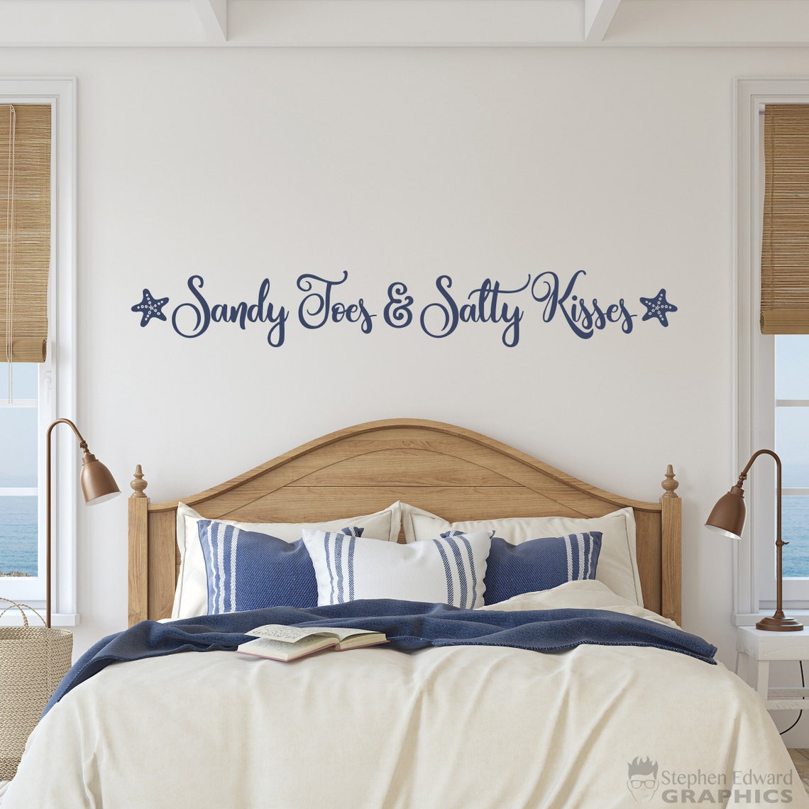 Sandy Toes and Salty Kisses Decal Beach House Decor - Etsy