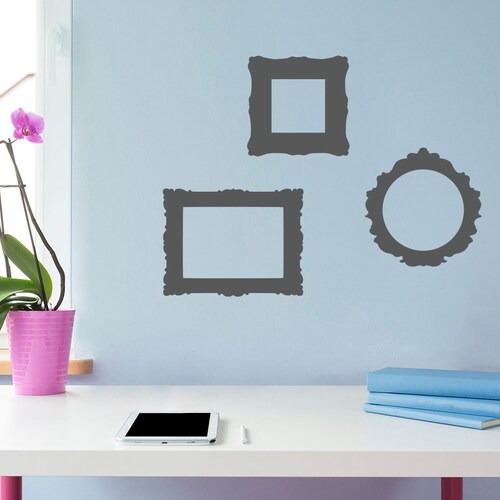 Baroque Picture Frame Decals Set of 9 Eclectic Decor | Etsy