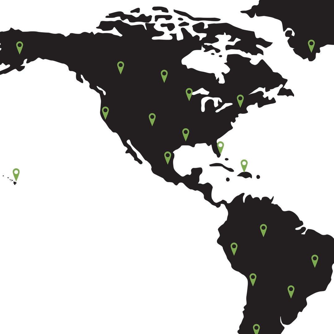 Marking Pins 50 Pins for Map Wall Decal Geography Wall Art Sticker Pins ...