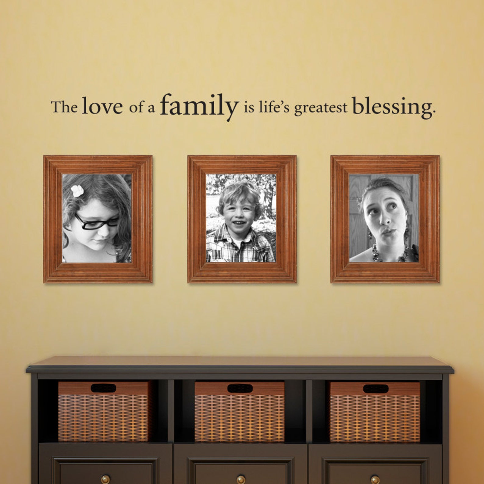 Love of a Family Decal Life's Greatest Blessing Wall - Etsy
