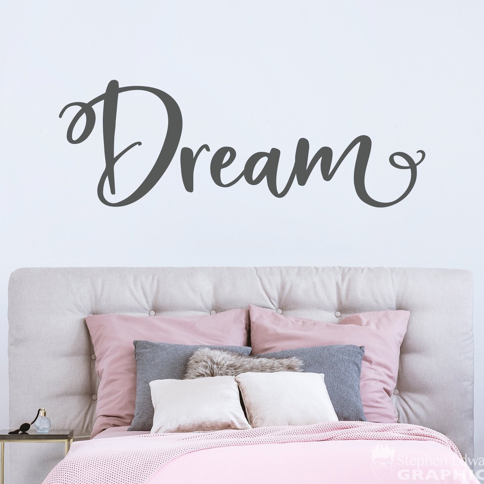 Dream Decal | Bedroom Wall Decor | Wall Sticker Vinyl - Etsy