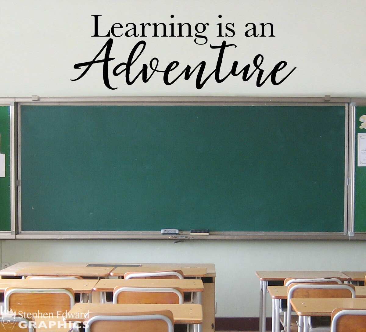 Learning is an Adventure Decal Teacher Classroom Decor - Etsy