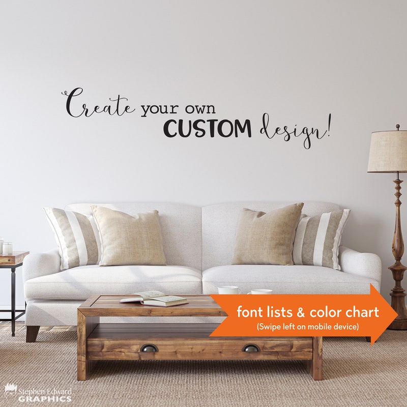 Custom Wall Decals - Etsy