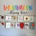 Imagination Blooms Here Decal | Classroom Decor | Children Bedroom or ...