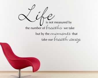 Life is Not Measured - Etsy