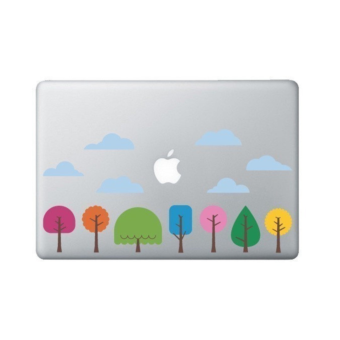 Funky Little Trees Decal Laptop or MacBook Decal Laptop - Etsy