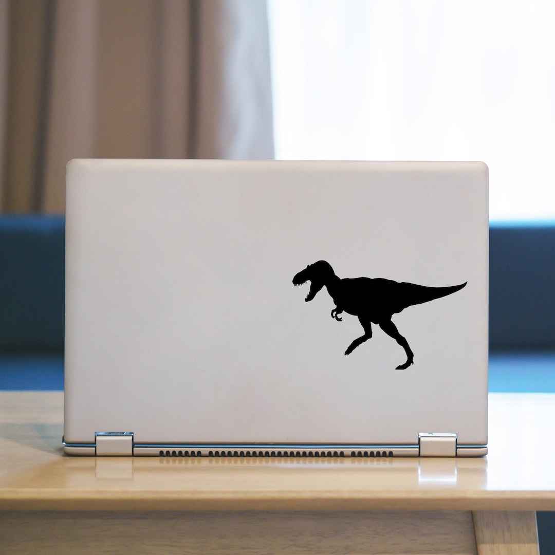 T Rex Laptop Sticker | Dinosaur Vinyl Decal - Etsy