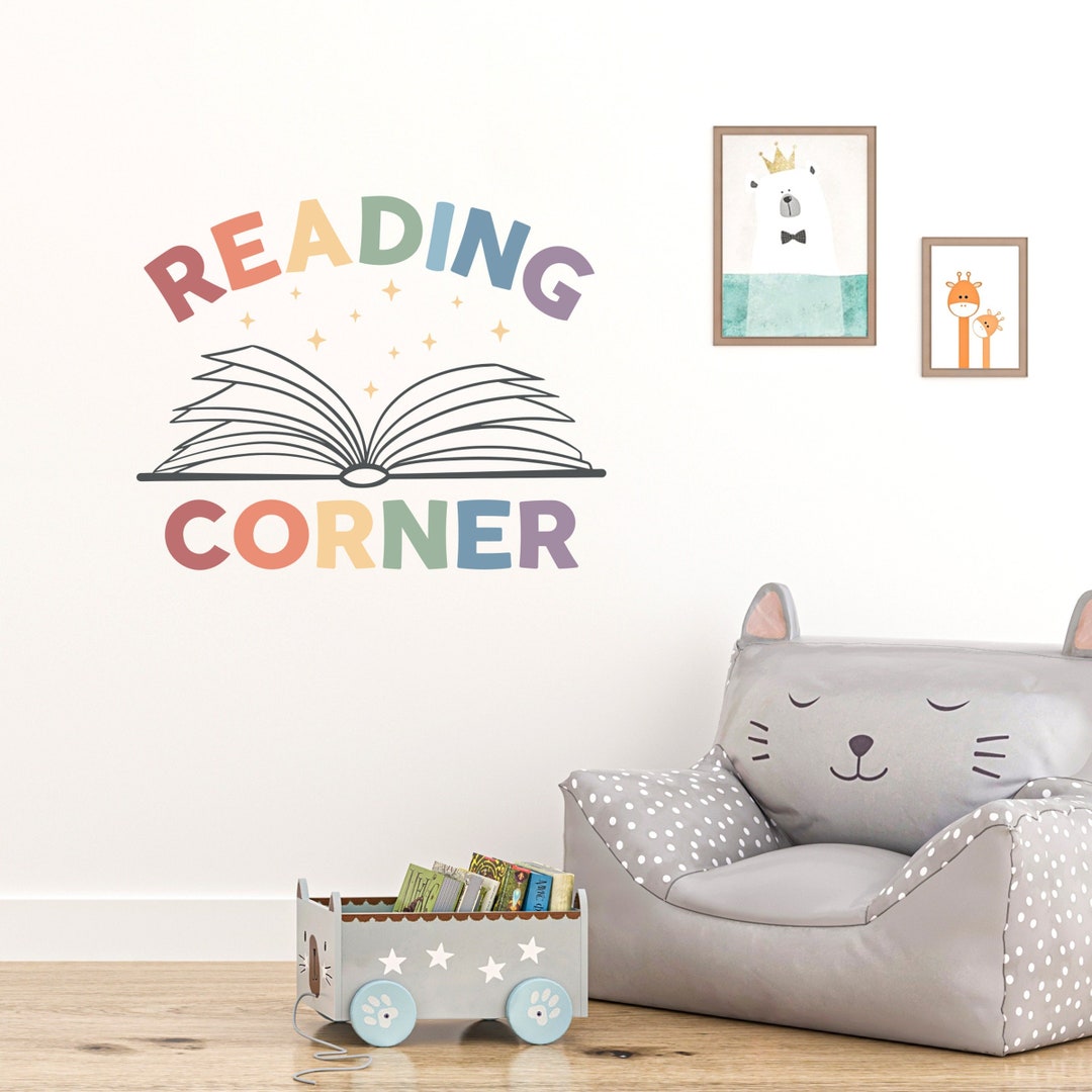 Reading Corner Decal | Teacher Classroom Wall Art Decor - Etsy