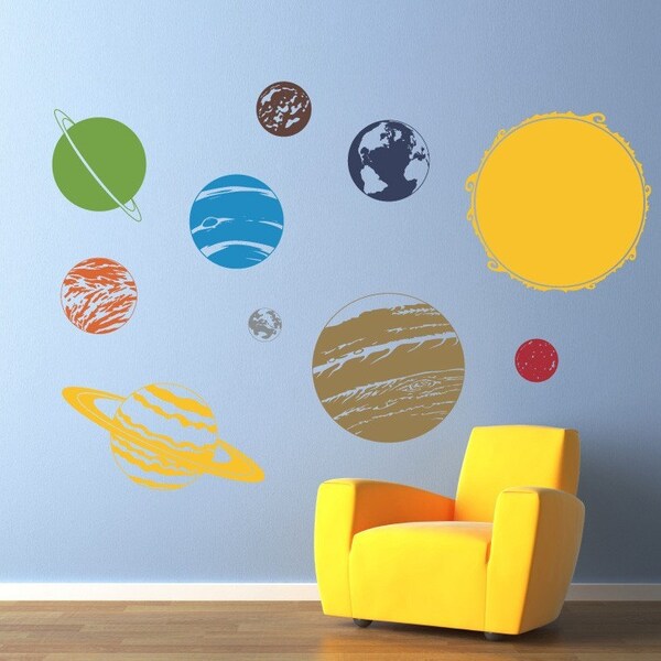 Solar System Decal - Etsy