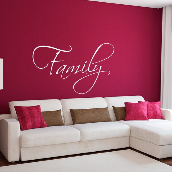 Family Wall Decal - Etsy Australia
