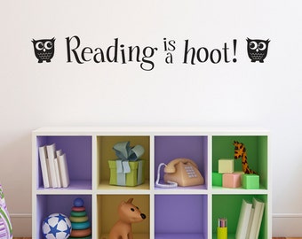 Reading is a Hoot - Etsy