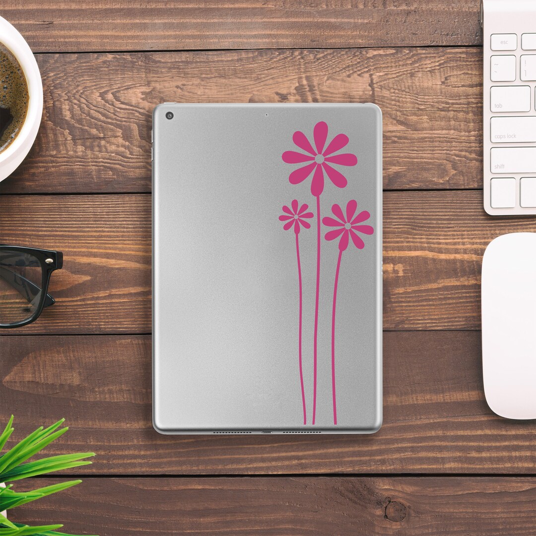 Wildflowers Tablet Decal | Flower Sticker - Etsy
