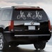 Mr. & Mrs. Car Decal | Just Married Vinyl Sticker | Vehicle Decal - Etsy