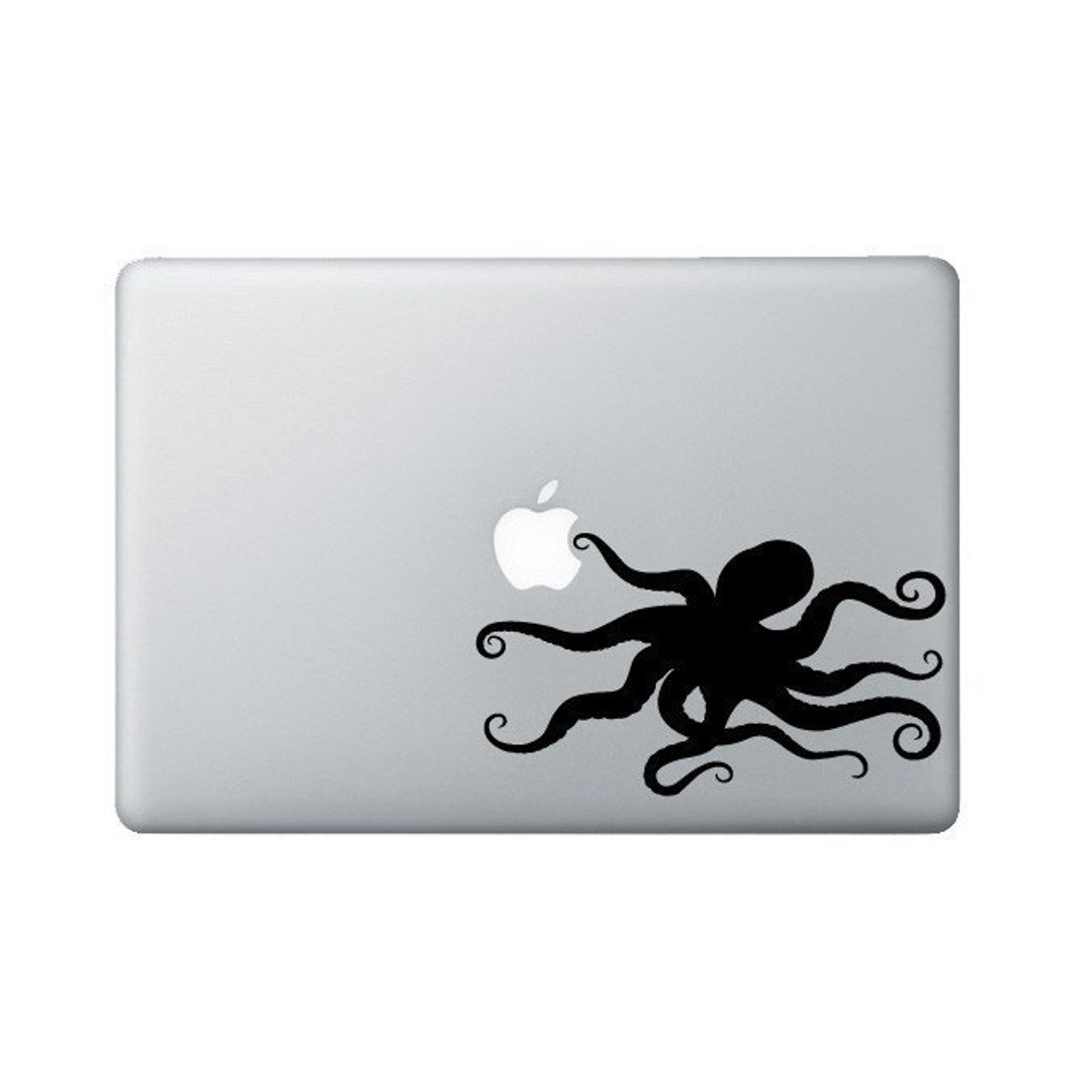 Octopus Laptop Decal MacBook Decal Octopus Laptop Sticker - Etsy