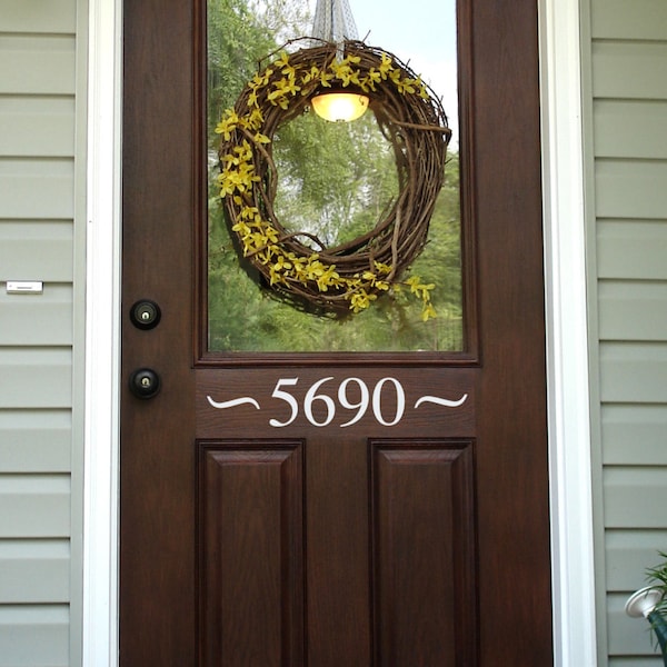 House Number Decal - Etsy