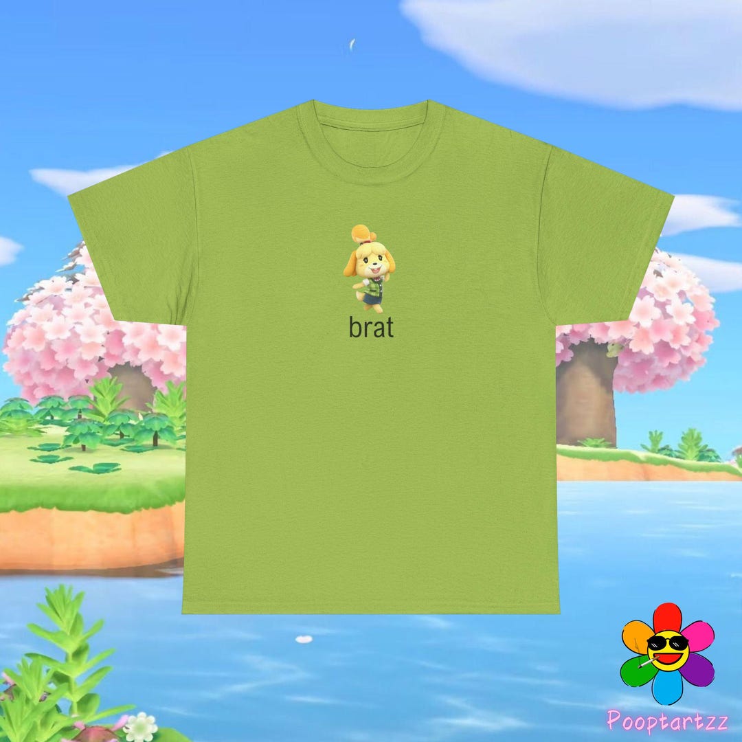 Isabelle X Brat, Gaming T Shirt, Pop Culture Mashup Shirt, Meme Tshirt ...
