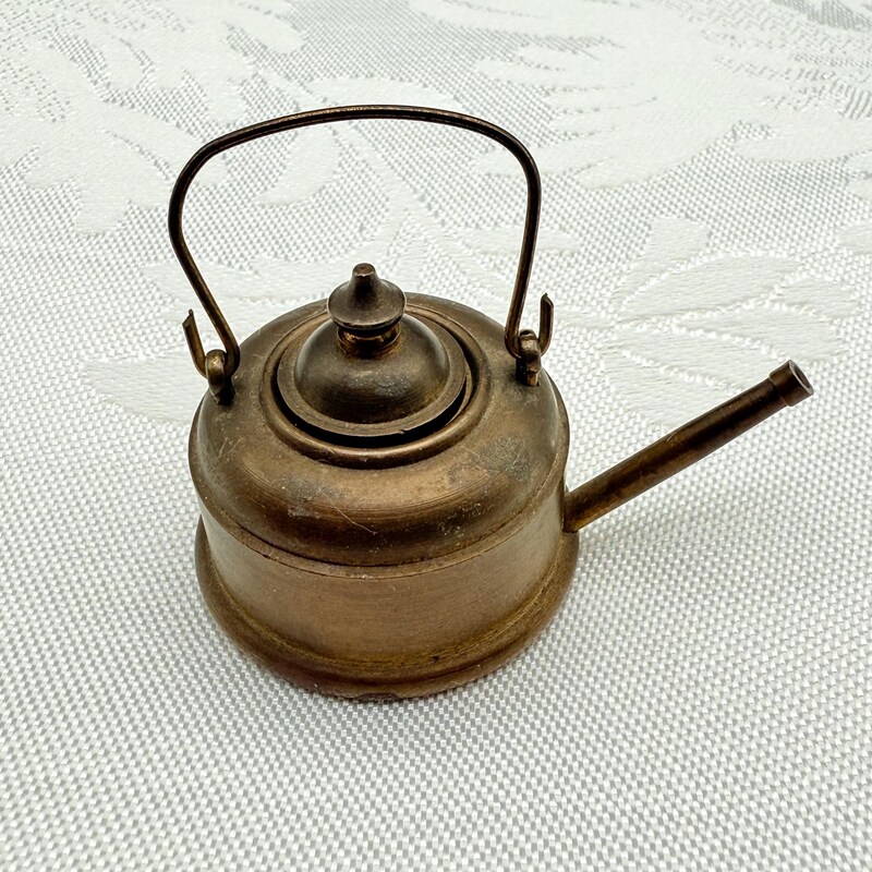 Brass Miniature Tea Pot - Etsy