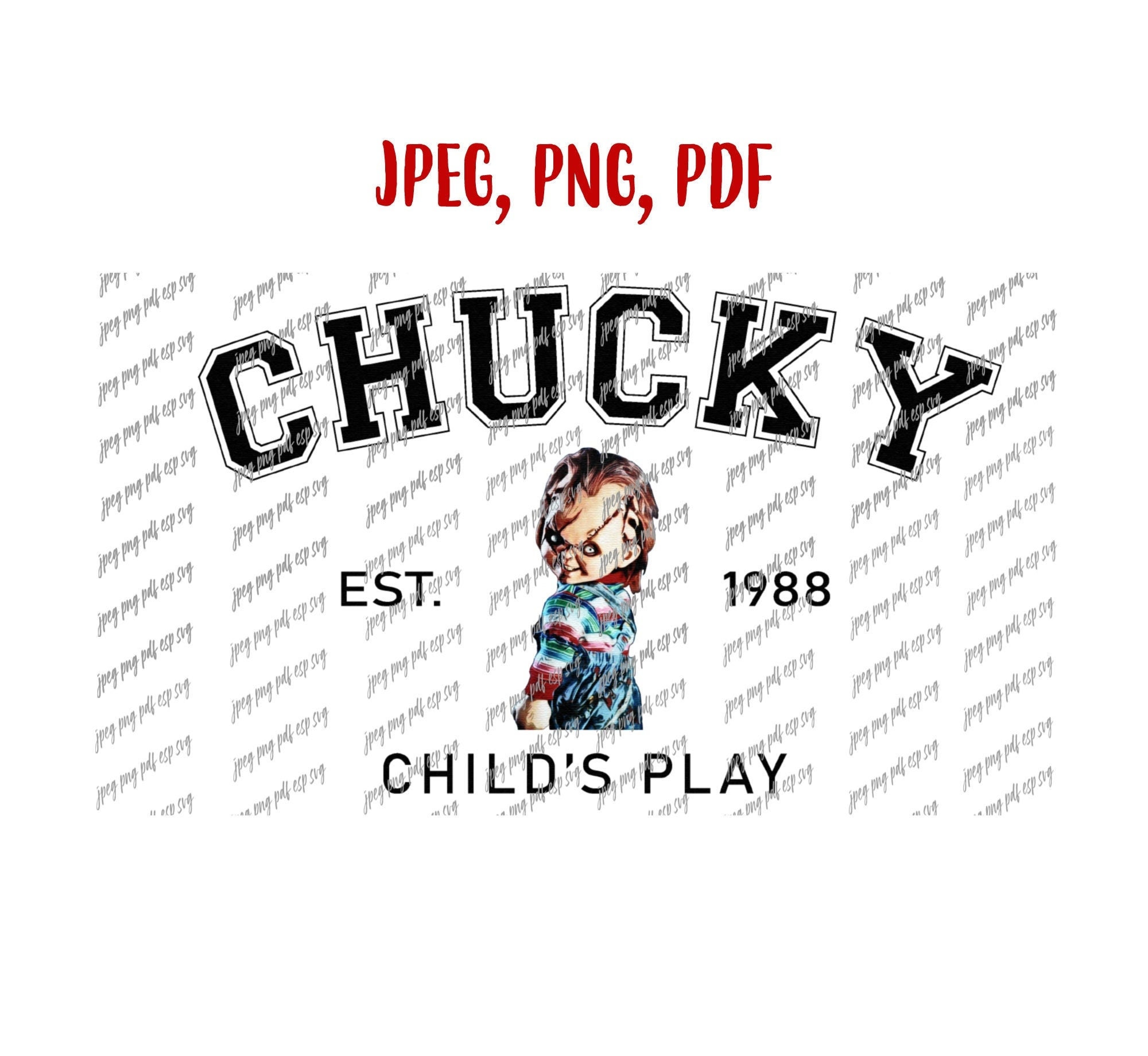 Chucky Png Halloween Png Chucky Child's Play Digital File - Etsy UK