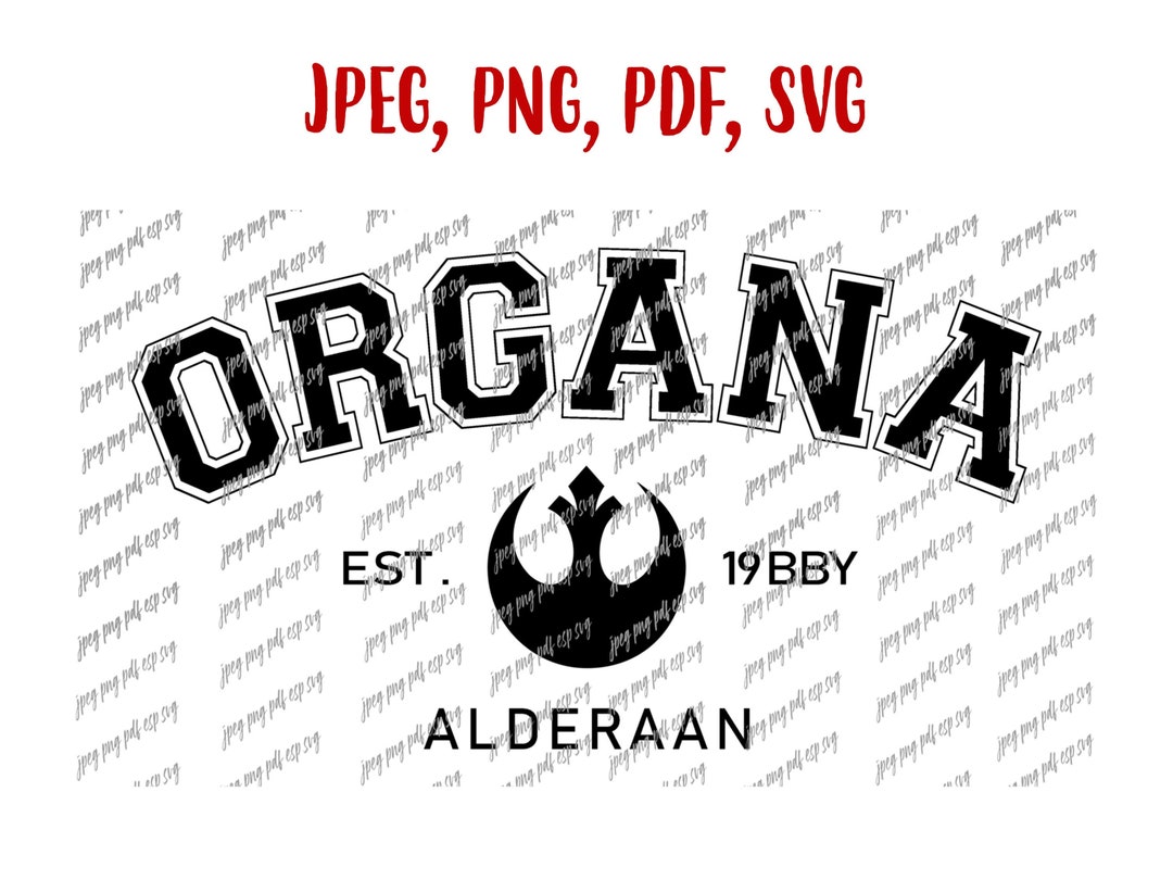 Princess Leia Organa Svg Princess Leia Star Wars Digital File Download ...