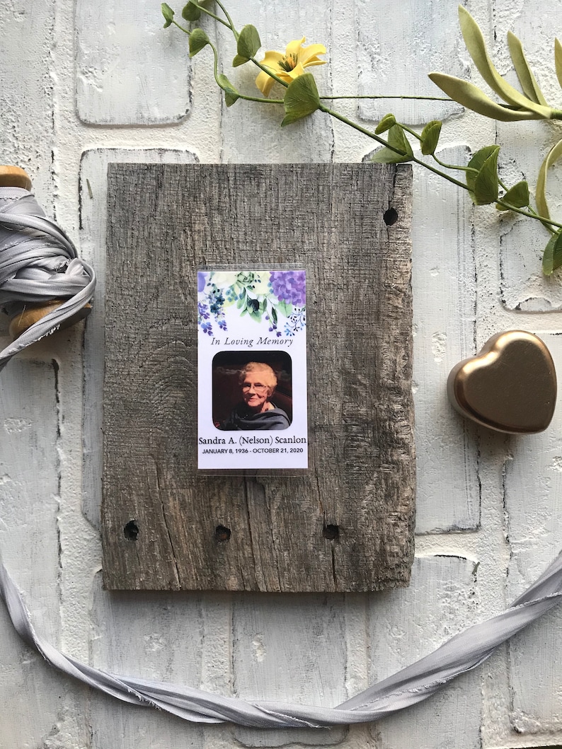 CUSTOM Laminated in Memory Memorial Wallet Cards - Etsy