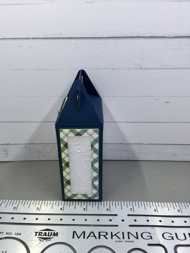 Decorated Die Cut Gable Gift Box Pine Trees With Cardinals - Etsy