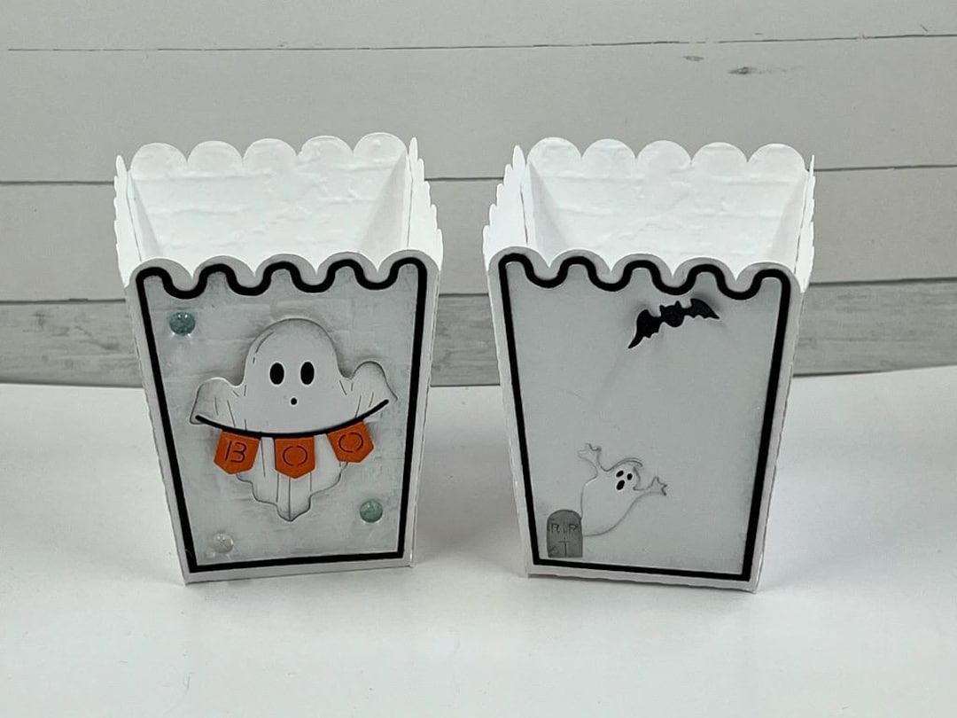 Halloween Ghost Popcorn Box Treat Boxes - Etsy
