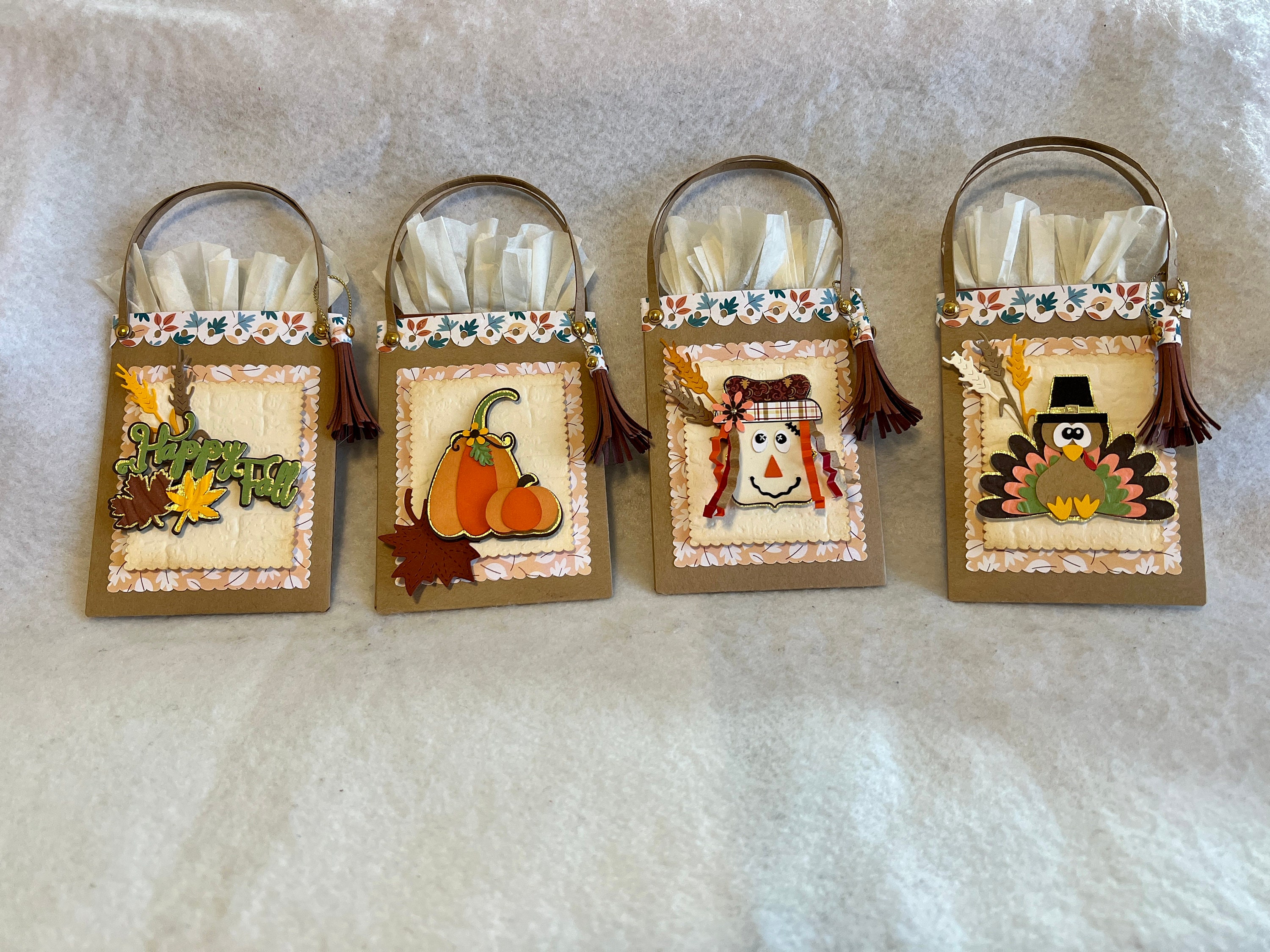 Happy Fall Scarecrow Pumpkin Gift Card Holders - Etsy