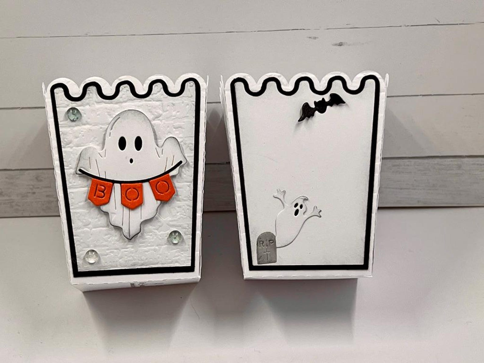 Halloween Ghost Popcorn Box Treat Boxes - Etsy