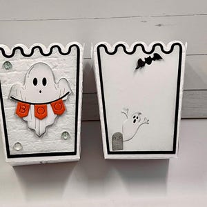 Halloween Ghost Popcorn Box Treat Boxes - Etsy