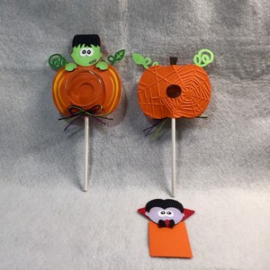 Halloween Frankenstein Bride of Frankenstein Witch Dracula Peeker Candy ...