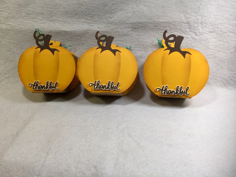 Harvest Fall Thanksgiving Pumpkin Appreciation Treat Box Set of 6 - Etsy