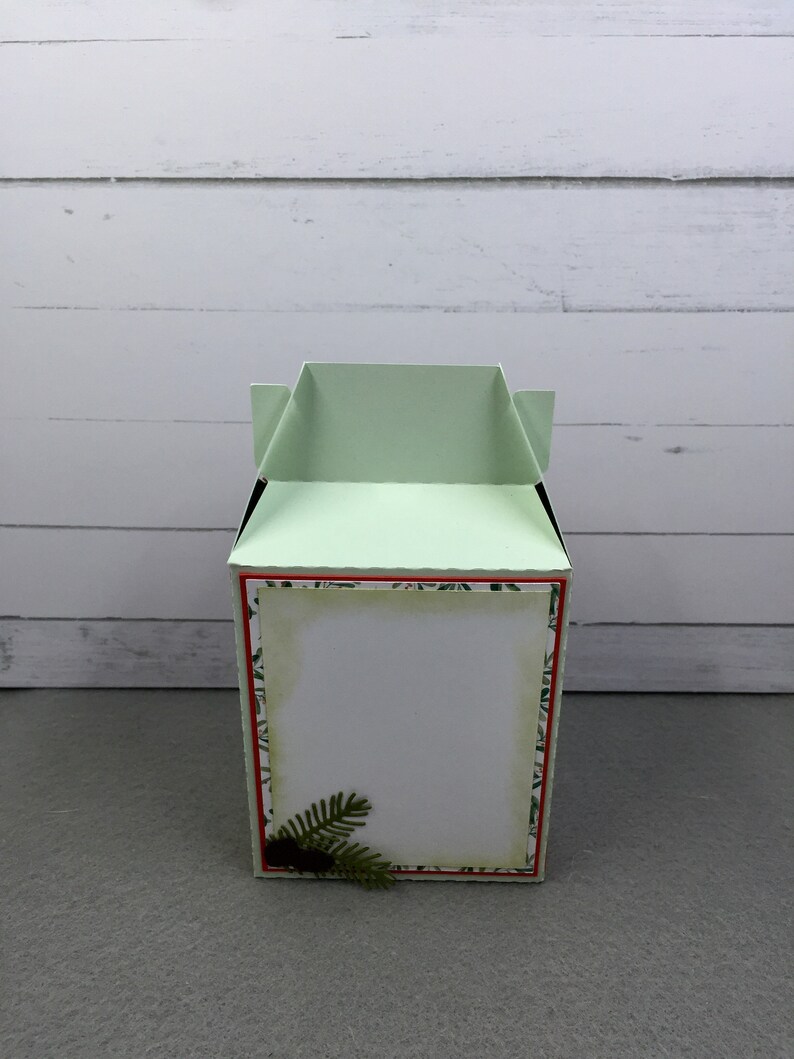 Decorated Die Cut Gable Gift Box Cardinals Male and Female - Etsy