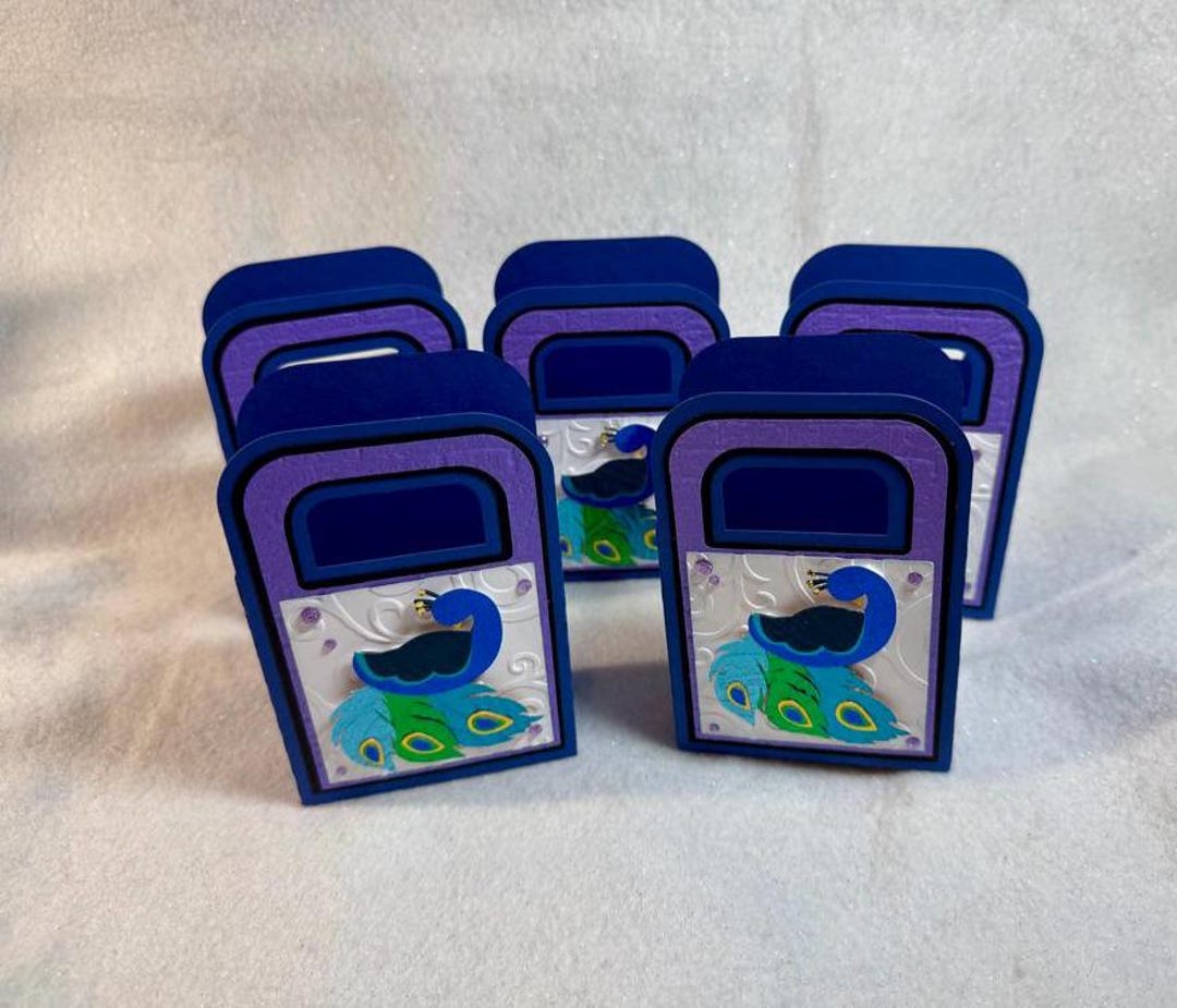 Peacock Elegant Treat Boxes - Etsy