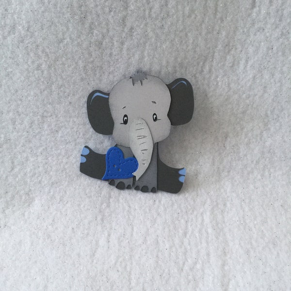Blue Gray Elephant - Etsy