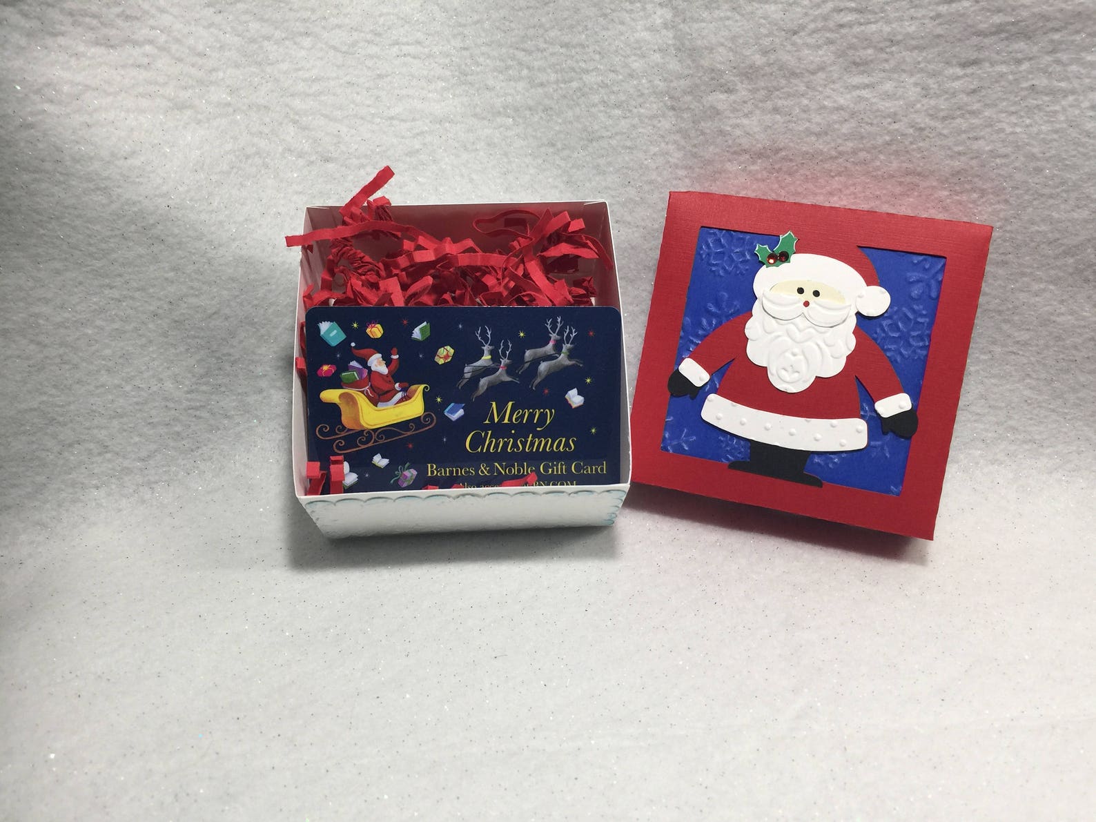 Christmas Holiday Gift Boxes With Lids Santa Reindeer Tree Elf - Etsy